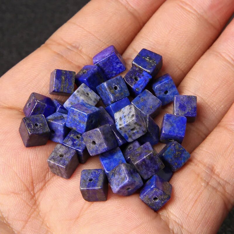 Бусины из лазурита и яшмы Rainagem 4/6/8 мм Фиолетовый, 6mm(About 60pcs), NO.10 Lapis Lazuli