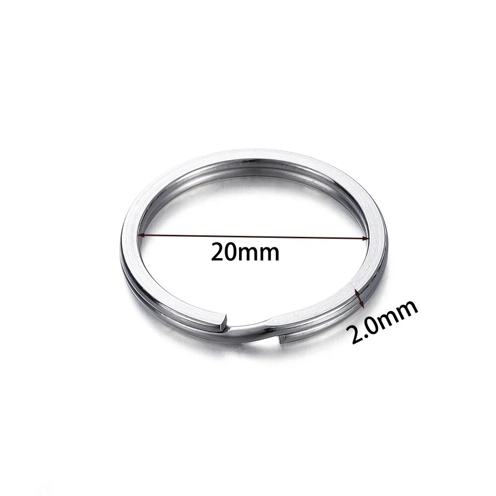 Кольца для ключей St.kunkka из нержавеющей стали 15-35 мм 20mm 03