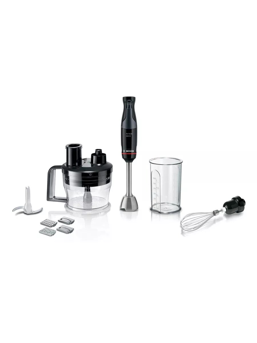 Блендер погружной Bosch MSM4B670 1000Вт черный