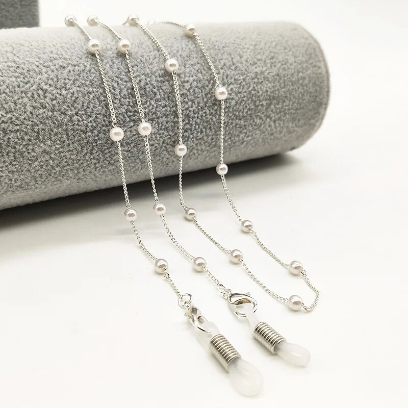 Цепочка для очков 9Hongching Серебряный, silver color bead