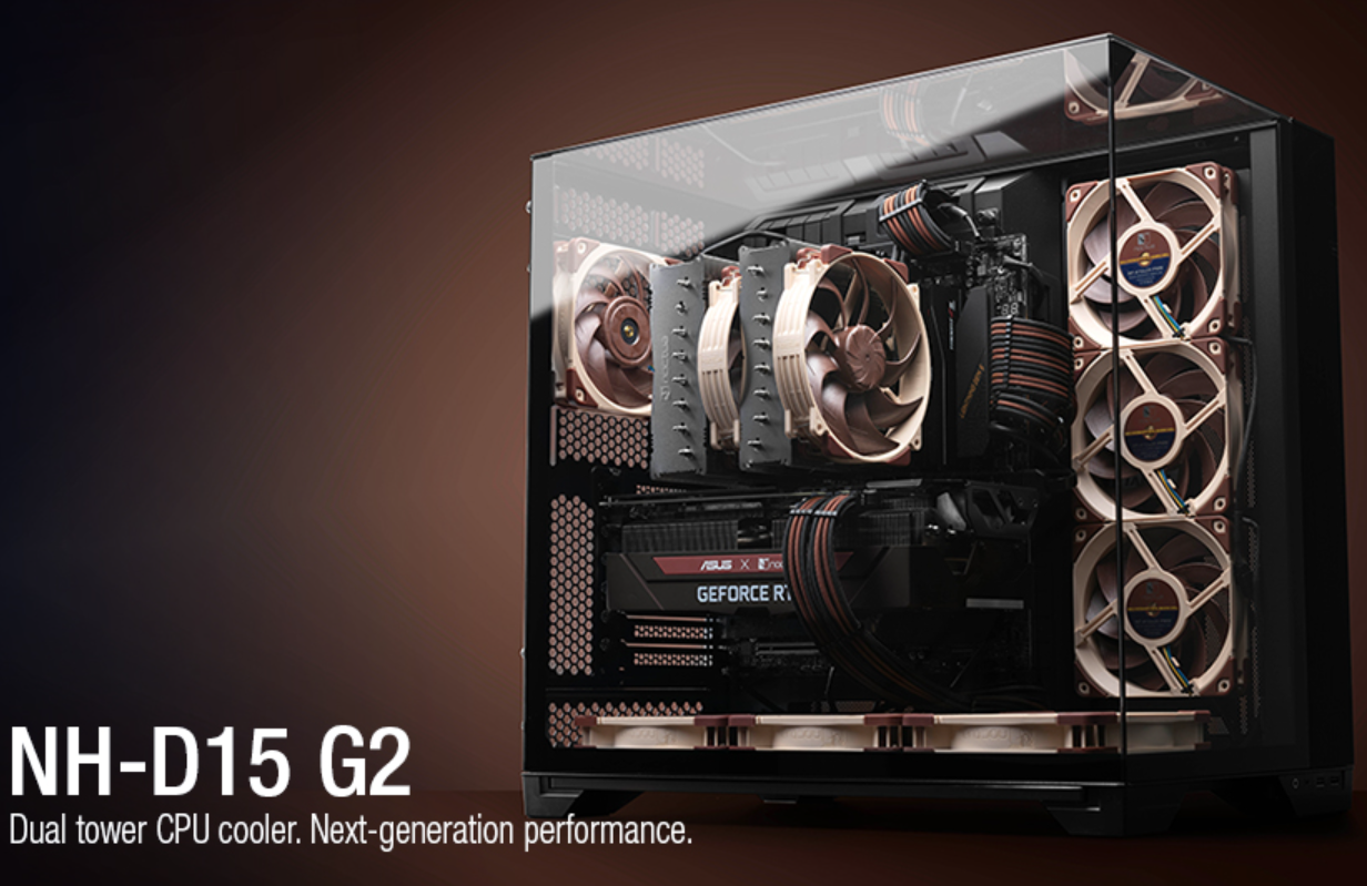 Кулер для процессора Noctua NH-D15 G2 Standard All-Round Version AM5, LGA1700, LGA1851 Brown