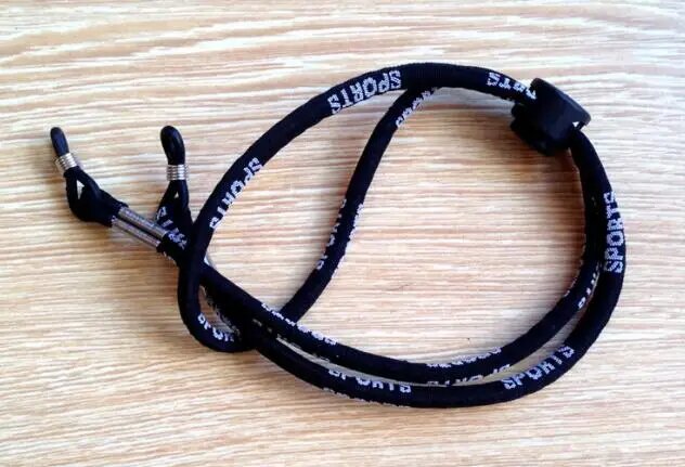 Лымouко Регулируемый ремешок для очков Черный, 1pcs