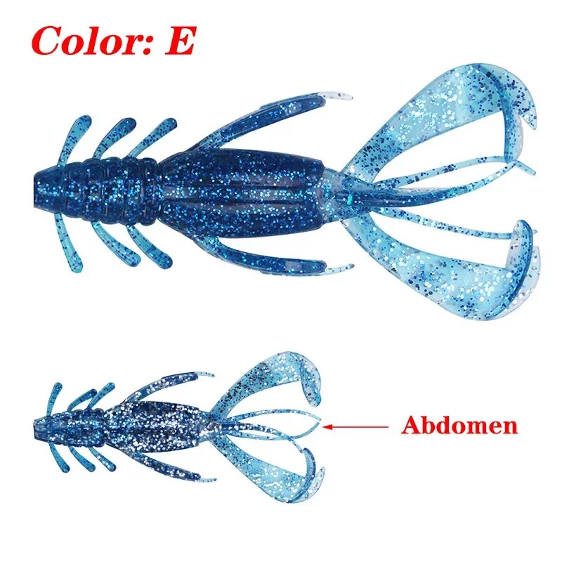 Проleurre Crazy Flapper силиконовая приманка для рыбалки 2 шт. Синий, E