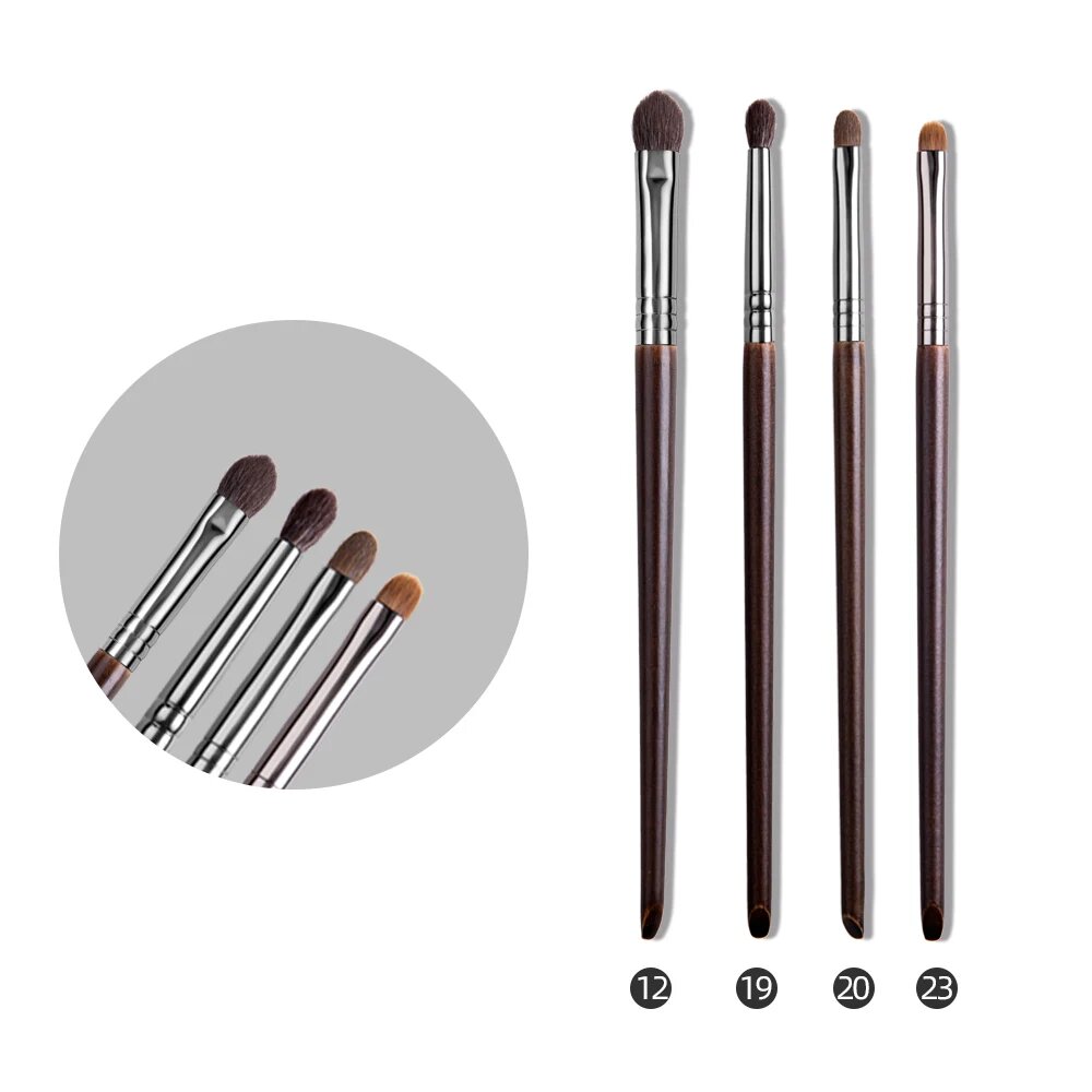 OVW Кисть для теней для век kist dlya brovey Натуральная козья шерсть для растушевки складок Единорог Набор кистей для макияжа shchetochki dlya resnits