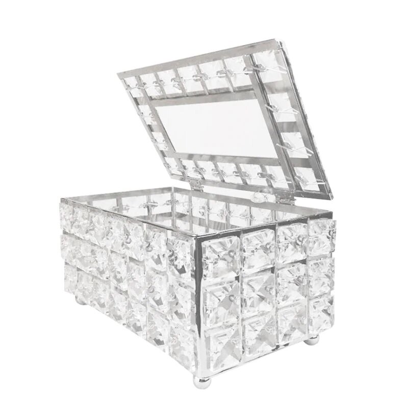 Бокс для салфеток Kassatex Crystal Silver