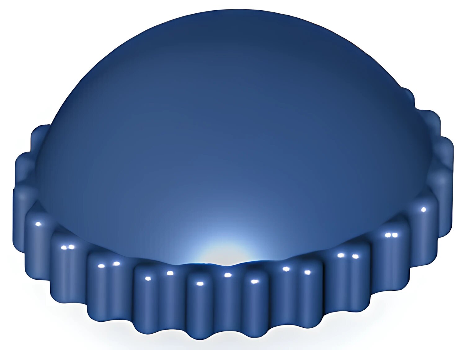 Деталь LEGO Шапочка вязаная Lego Minifigure, Headgear Cap, Knit 41334 Dark Blue U