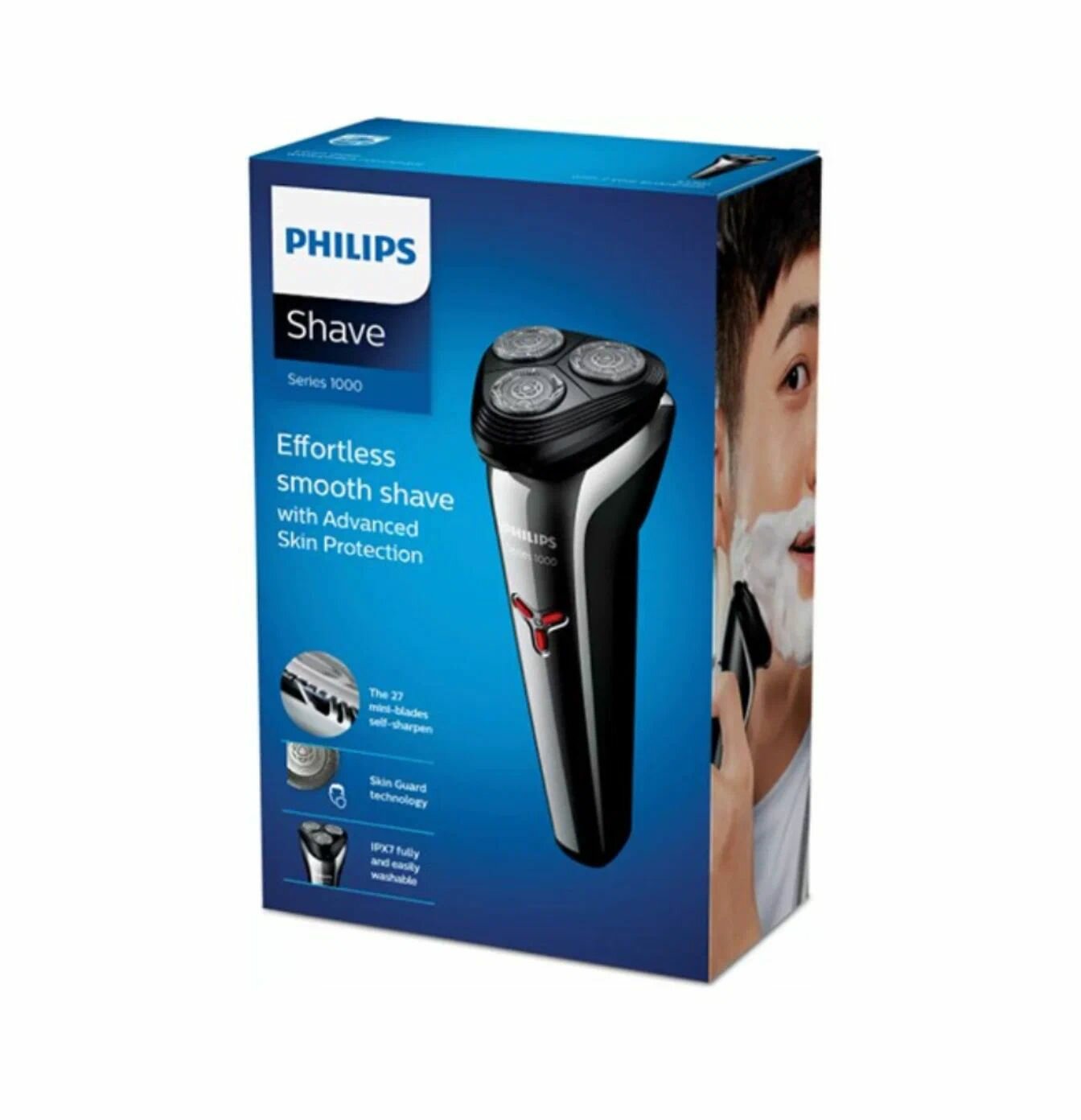Электробритва Philips S1103/02, сухое и влажное бритье