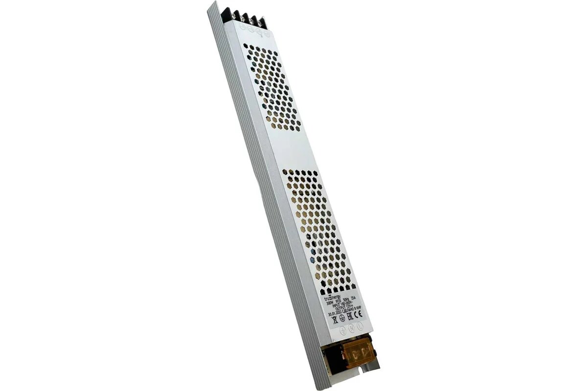 TruEnergy Блок питания 12V 300W IP20 алюминиевый корпус для светодиодной ленты 282x53x22мм