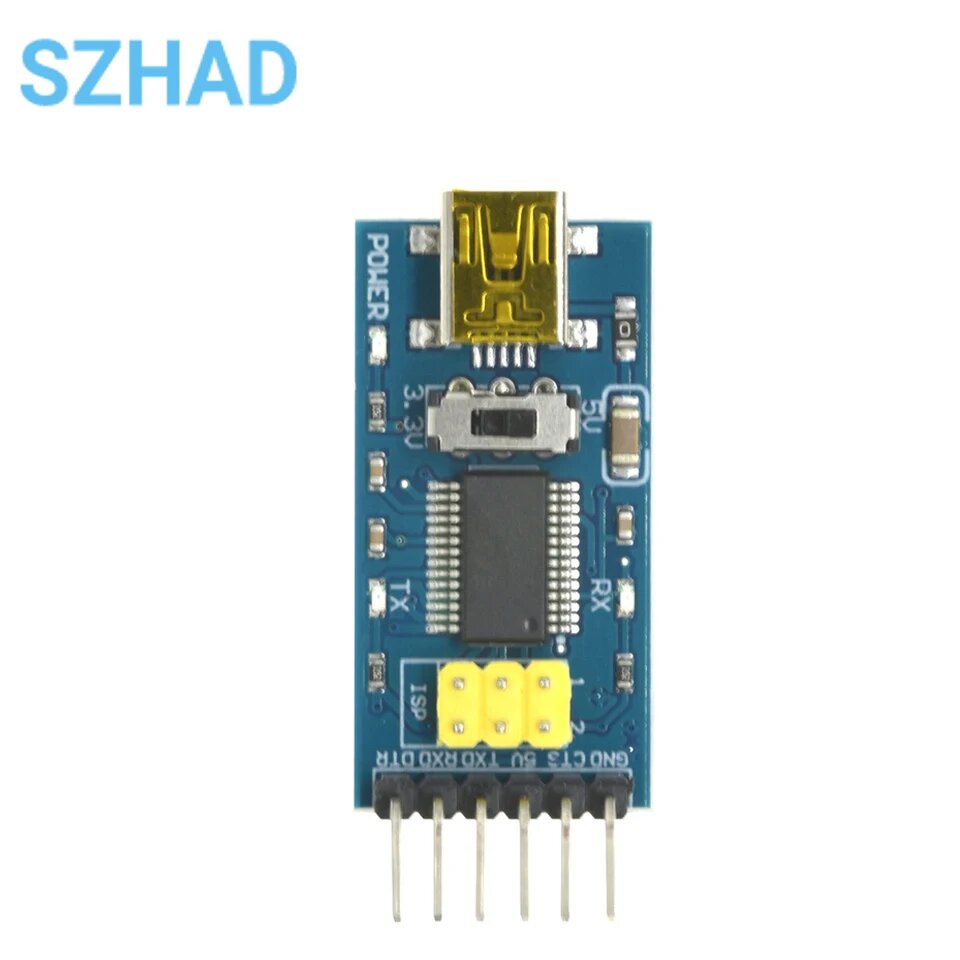 FTDI FT232RL USB к TTL Модуль, USB Blue module