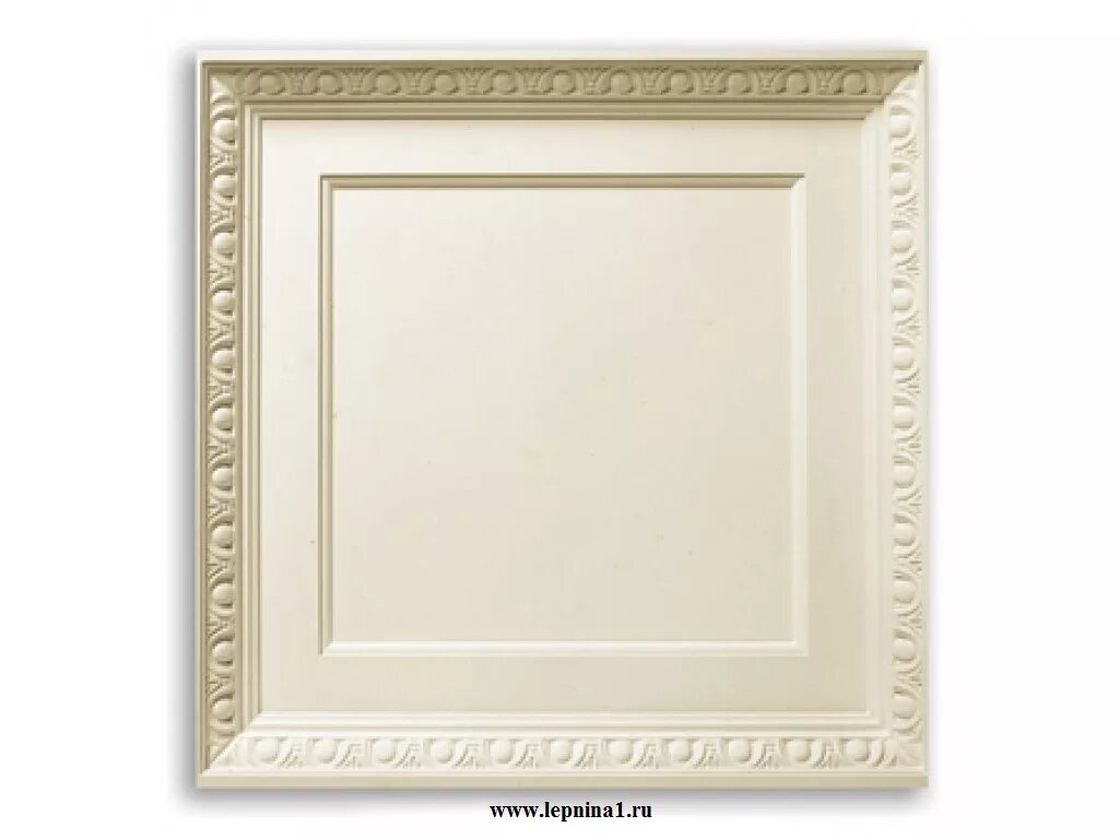 Кессон Fabello Decor R4014, полиуретан, под покраску, 598 x 598 x 78 мм, 1 шт.