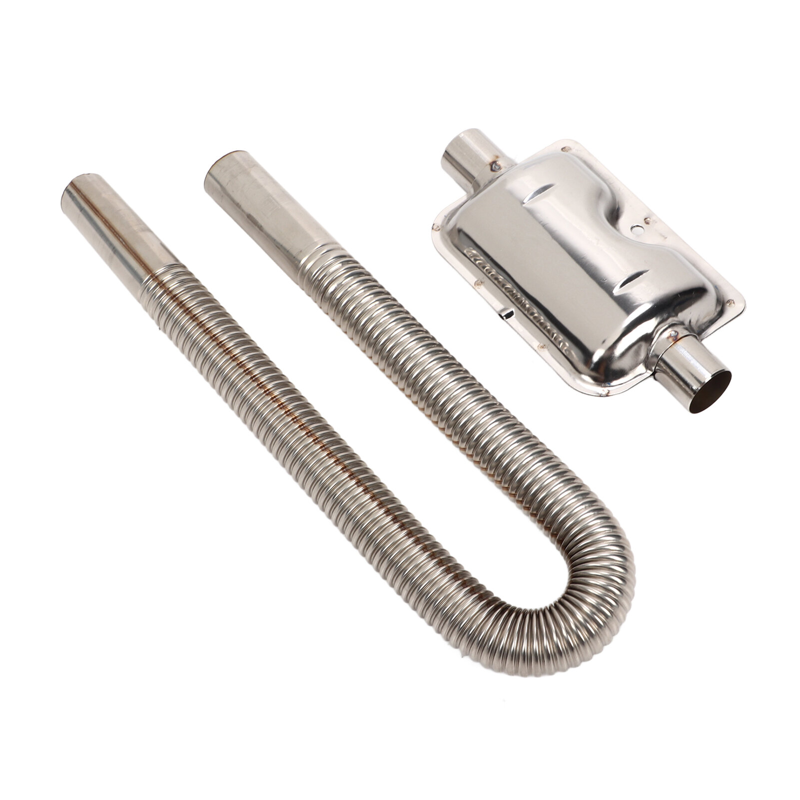 Выхлопная труба обогревателя стояночного воздуха с глушителем, топливный бак из нержавеющей стали, вентиляционный шланг для дизельного газа, 2,5 см, внутренний диаметр 60 см