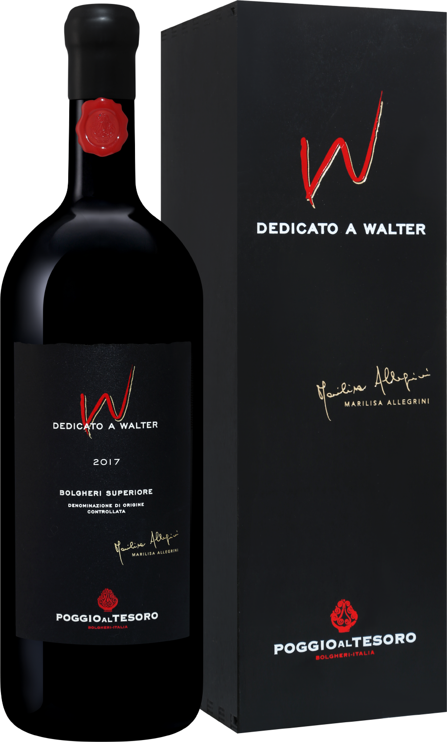 Dedicato A Walter Bolgheri Superiore DOC Poggio Al Tesoro (gift box)