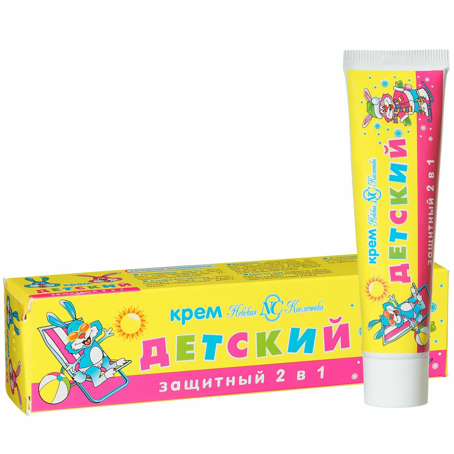 Крем детский Невская косметика защитный 2в1 40 мл (19218К)