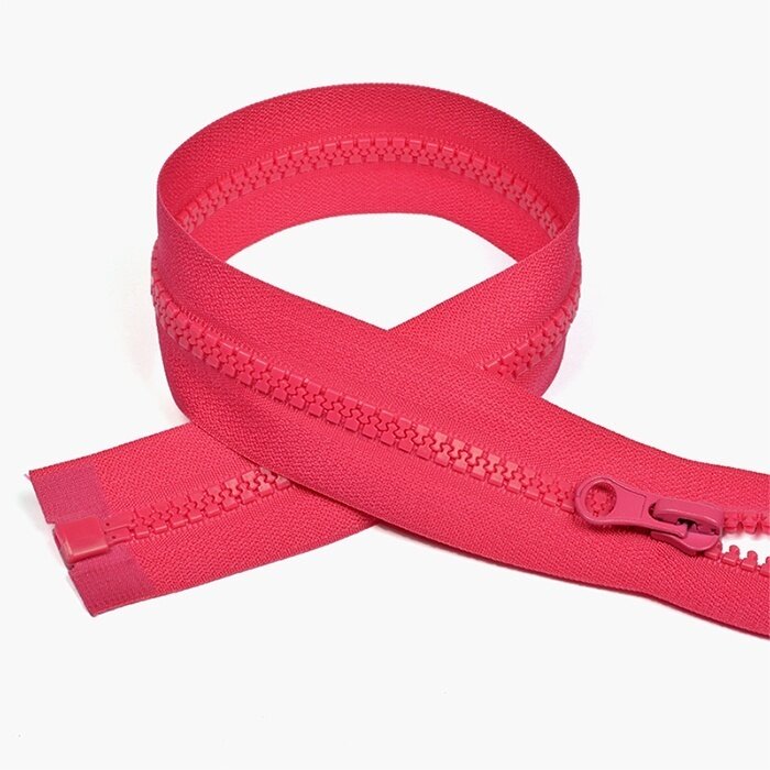 Молния MaxZipper Трактор, №5, 1 замок, 80 см, цвет F145, малиновый, 50 шт (ТР5. УЗ.80. F145)