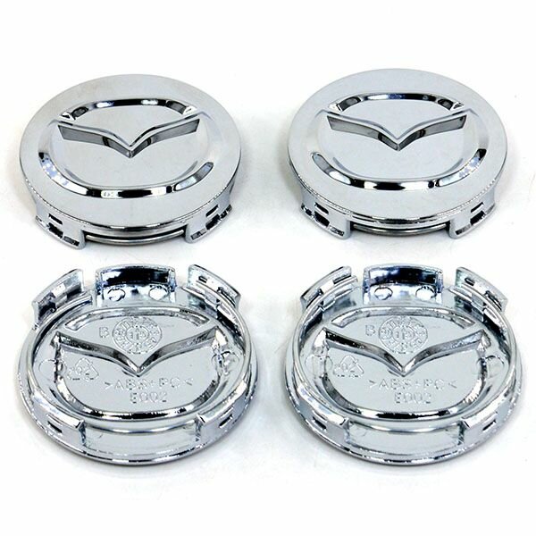 Колпачки на литой диск Mazda 52x51x8 mm Комплект 4 шт.