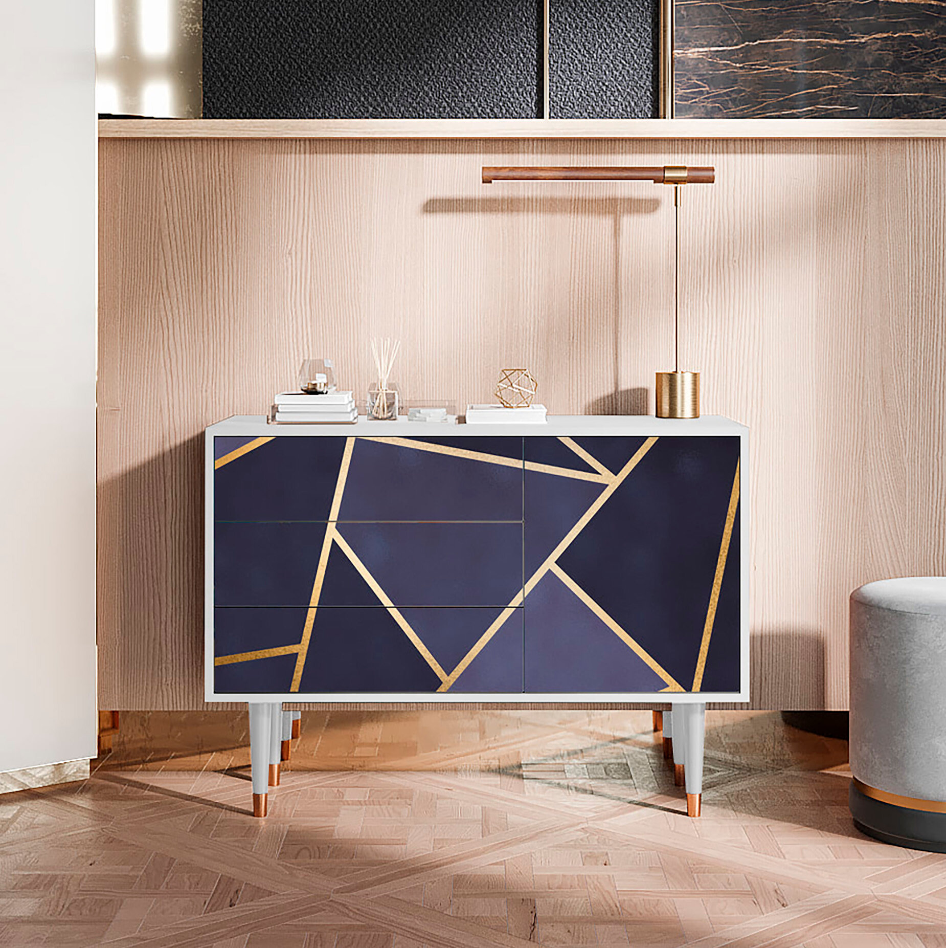 Комод - STORYZ - S3 The Amethyst, Размер - 115 x 84 x 41 см, Цвет корпуса - , Белый