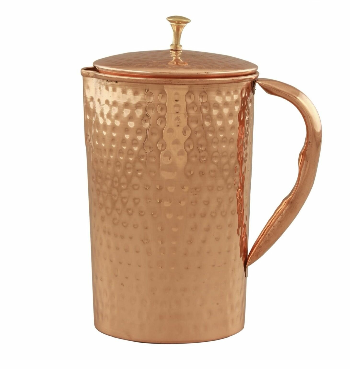 Shekhor Медный кувшин Хамер № 4 для настаивания воды Индия Шехор Copper jug SKH11 1,5 л