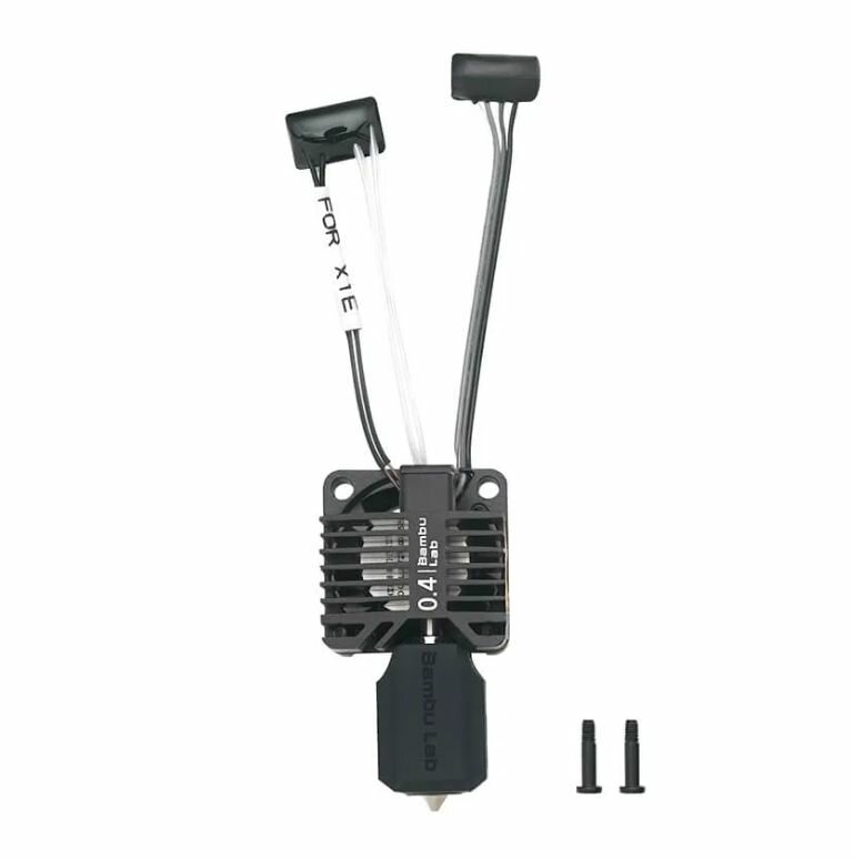 Хотенд в сборе с соплом 0,4 мм из закаленной стали для 3D принтера Bambu Lab X1E (FAH013)