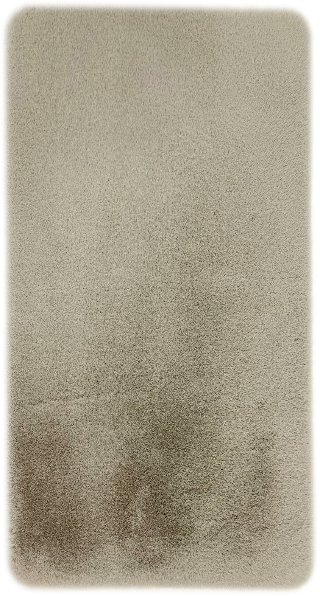 Ковер полиэстер Bingo 60x110 см цвет бежевый