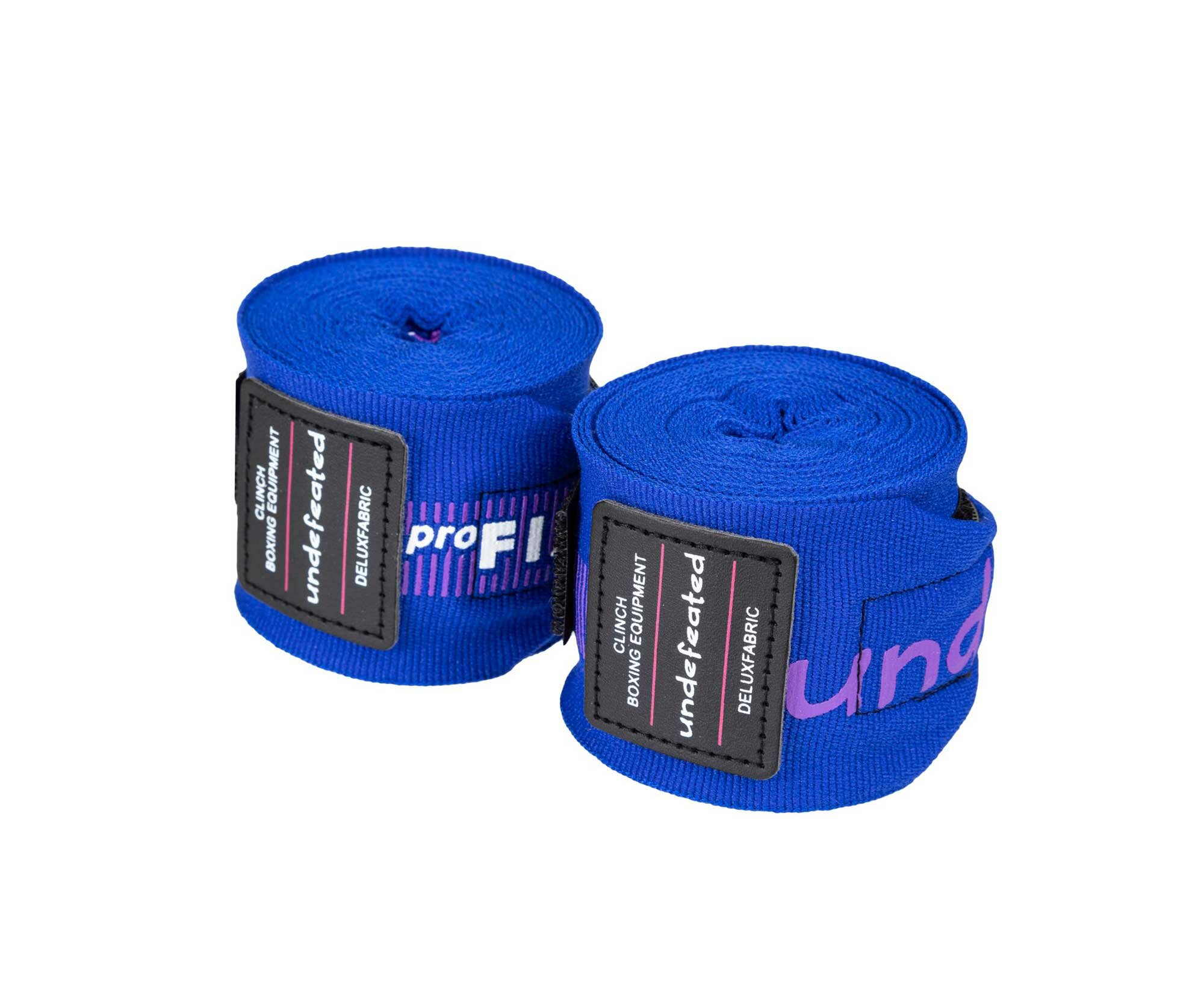 Бинты боксерские Clinch Boxing Hand Wrap Undefeated темно-синие (длина 3.5 м)