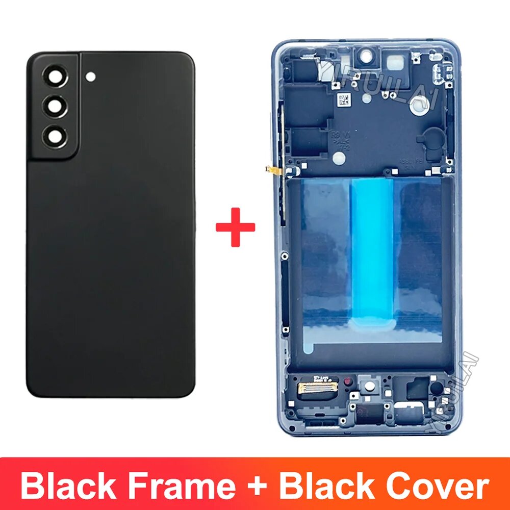 ЖК-дисплей TFT для Samsung Galaxy S21 FE 5G G990B, цифровой сенсорный экран с Black Frame Cover