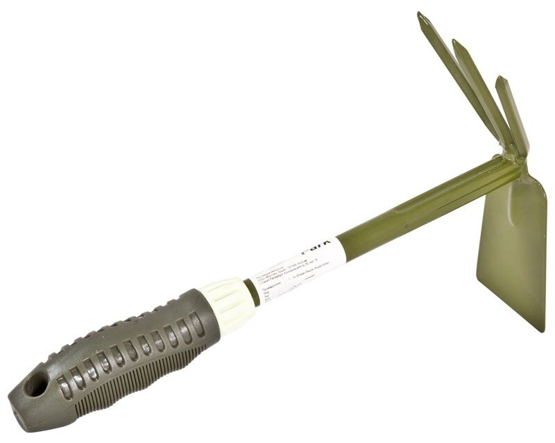 Рыхлитель-мотыжка PARK / Парк 2011 комби для рыхления и прополки из стали, 30.7см / садовый инструмент