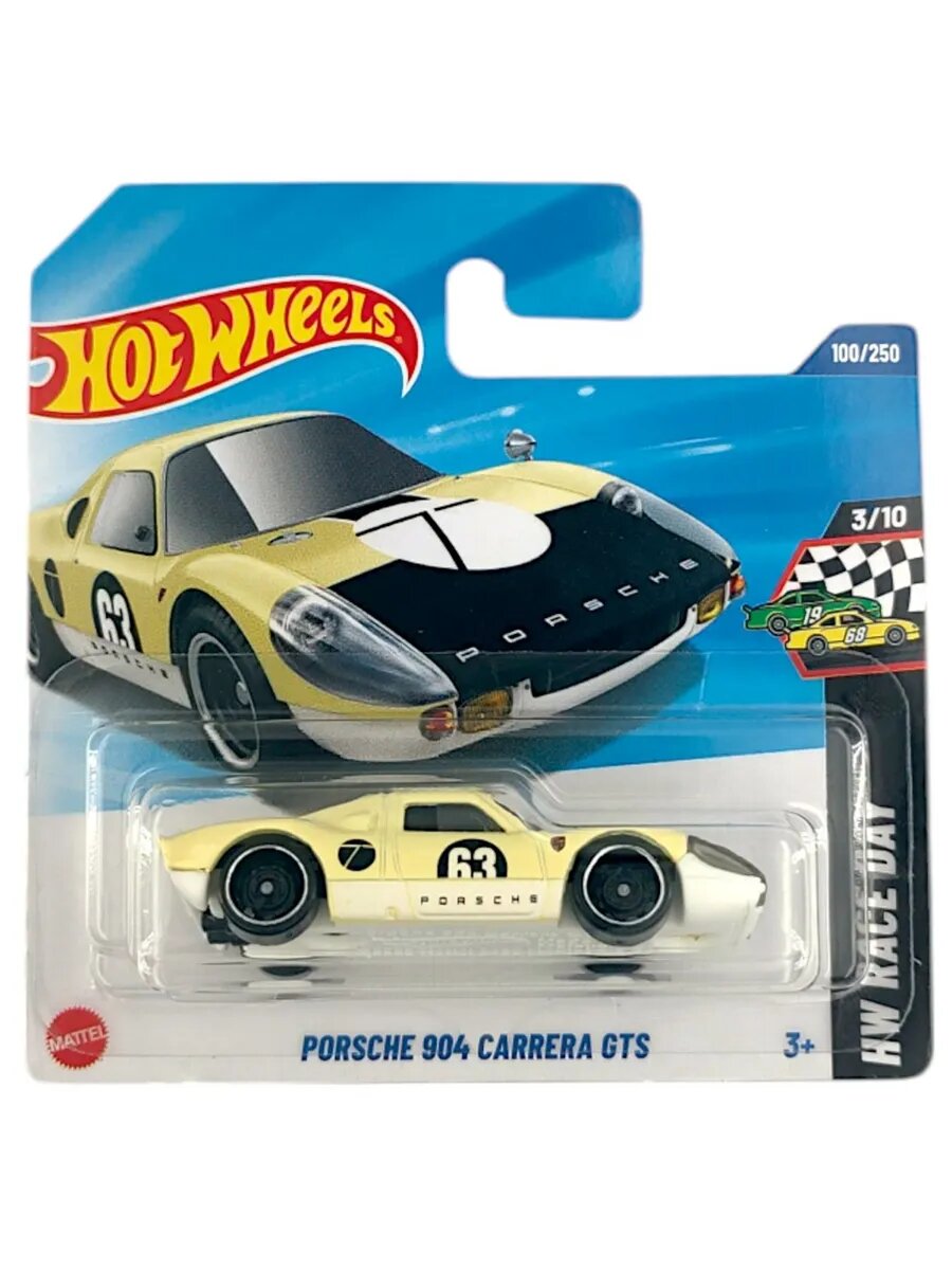 HYX41 Hot Wheels машинка металлическая игрушка коллекционная масштабная модель Porsche 904 Carrera GTS Кейс 2025