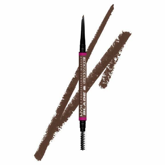 NYX PROFESSIONAL MAKEUP Карандаш для бровей Blade & Shade Nano, 09, Brunette
