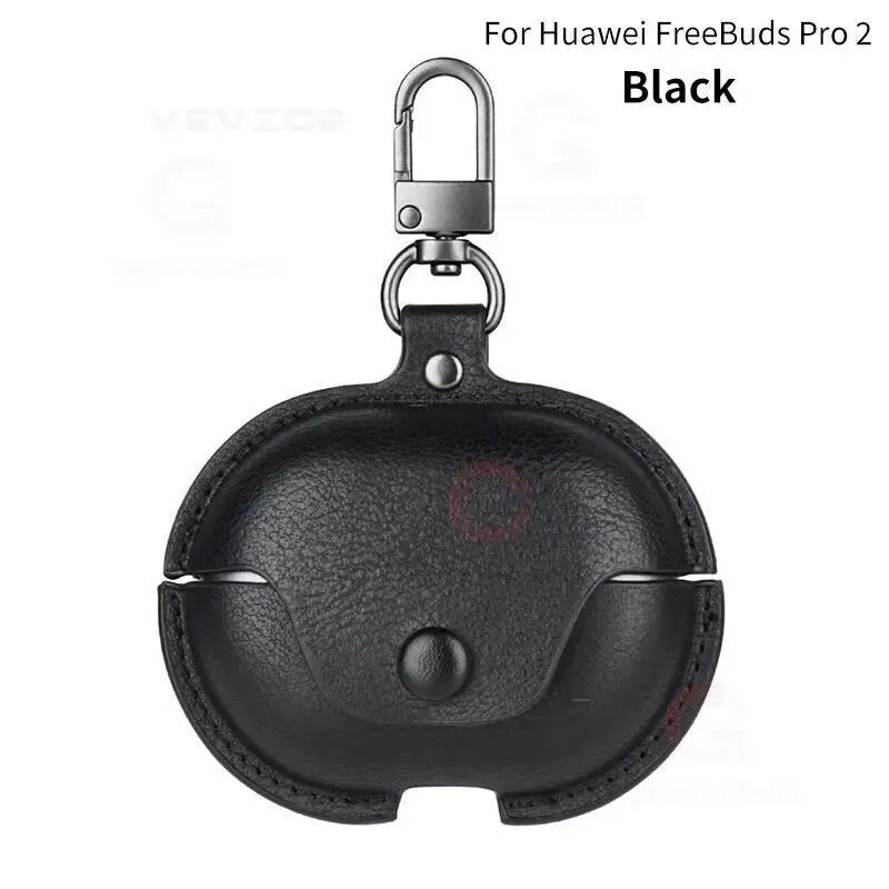 Кожаный чехол VEVICE для Huawei FreeBuds 5i, черный