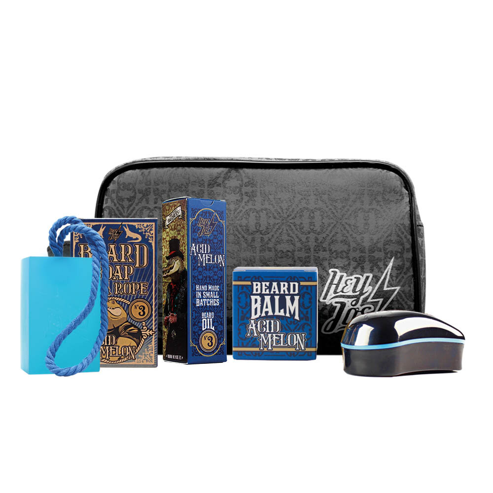 Hey Joe! Bearded Survival Kit Delux Nº 3 Soap, набор для ухода за бородой.