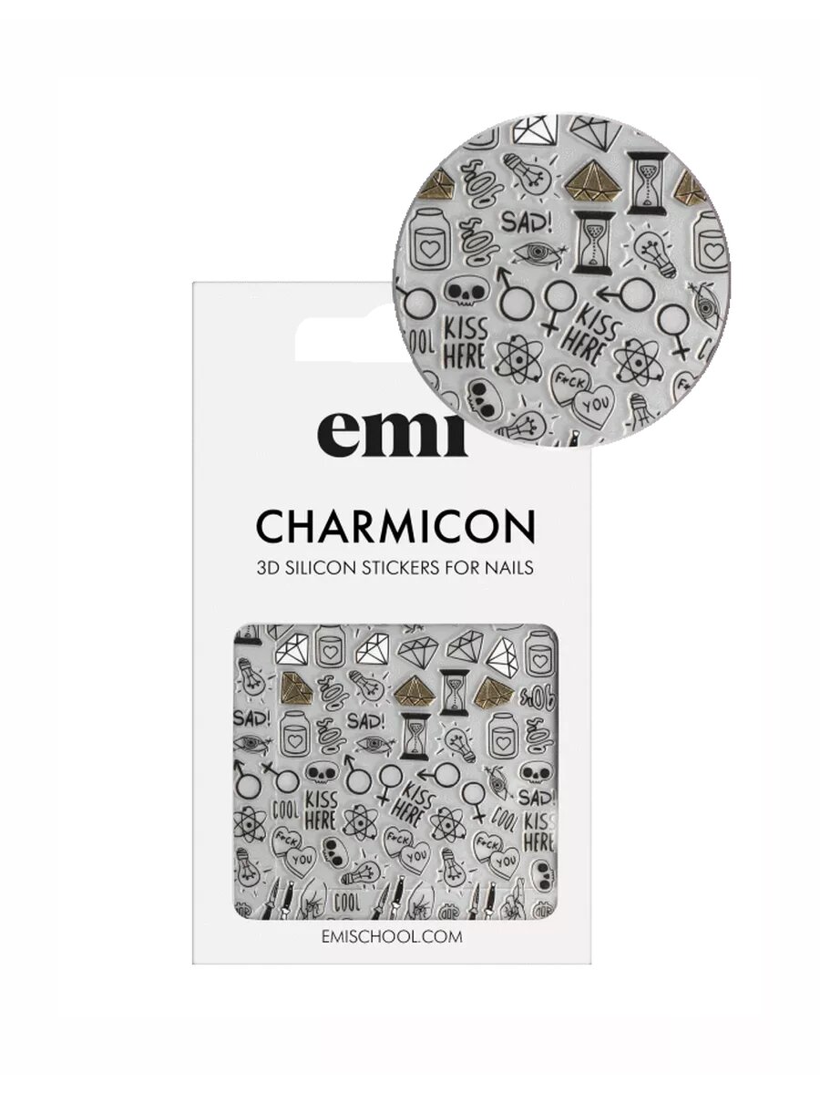 Charmicon 3D Silicone Stickers №189 Своя атмосфера