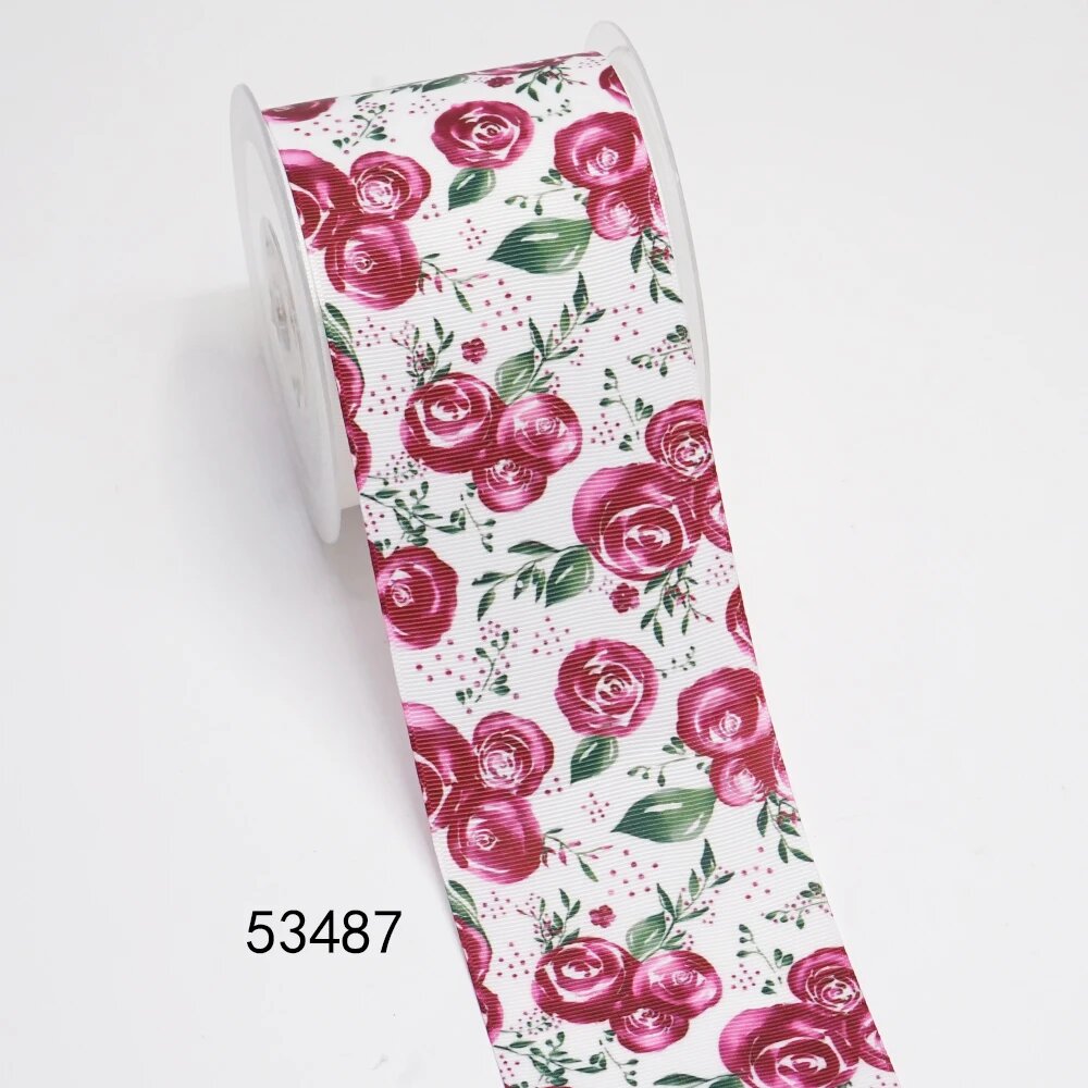 Полиэстеровые ленты топ ribbon, набор цветов, 5 ярдов 53487, 38 mm satin
