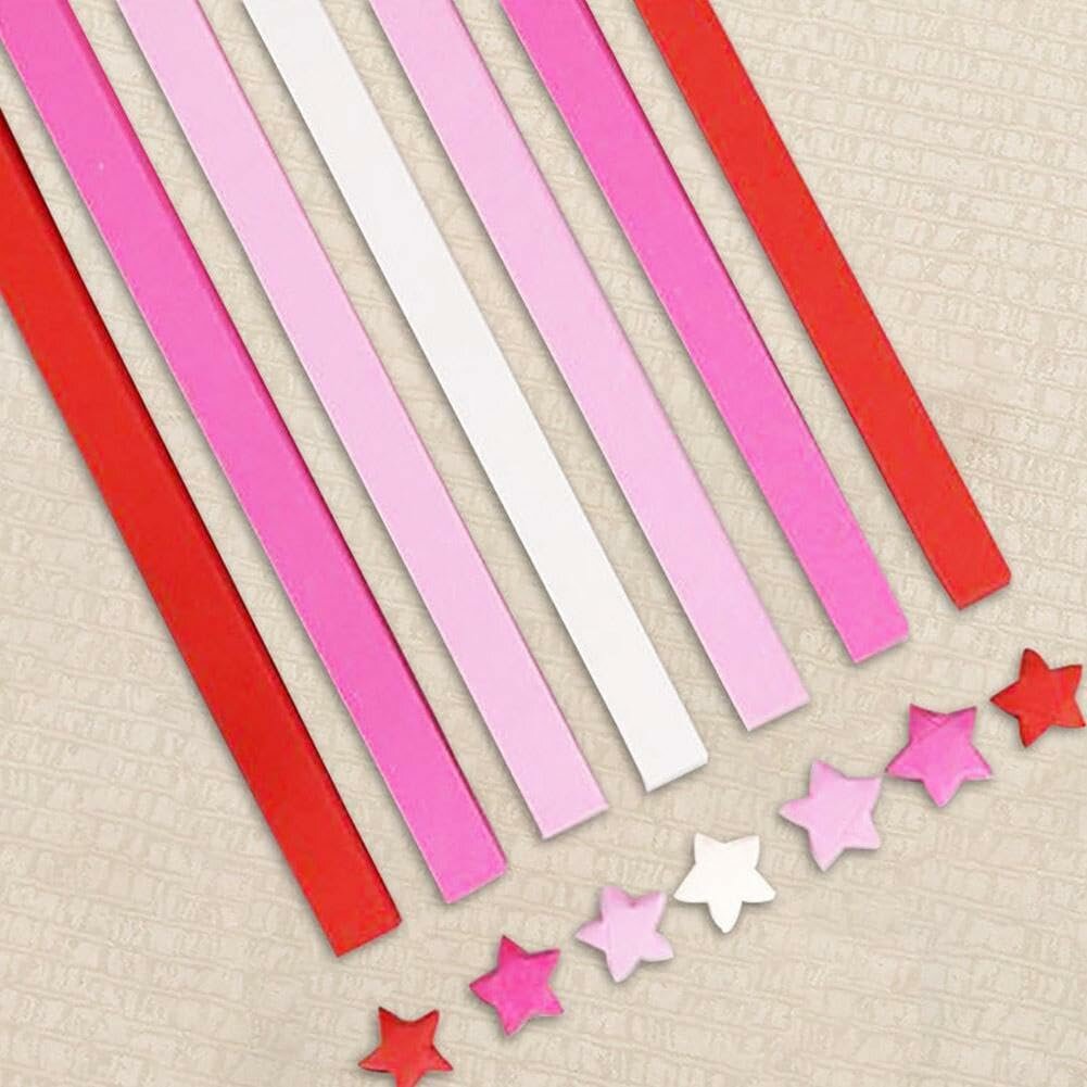 Пятиконечный звездный оригами, 27 цветов ассортимента бумаги бумажные звездные полоски, счастливая звездная украшения бумаги полоски рук арт-ремесел, бумага с сложенными звездными подарками