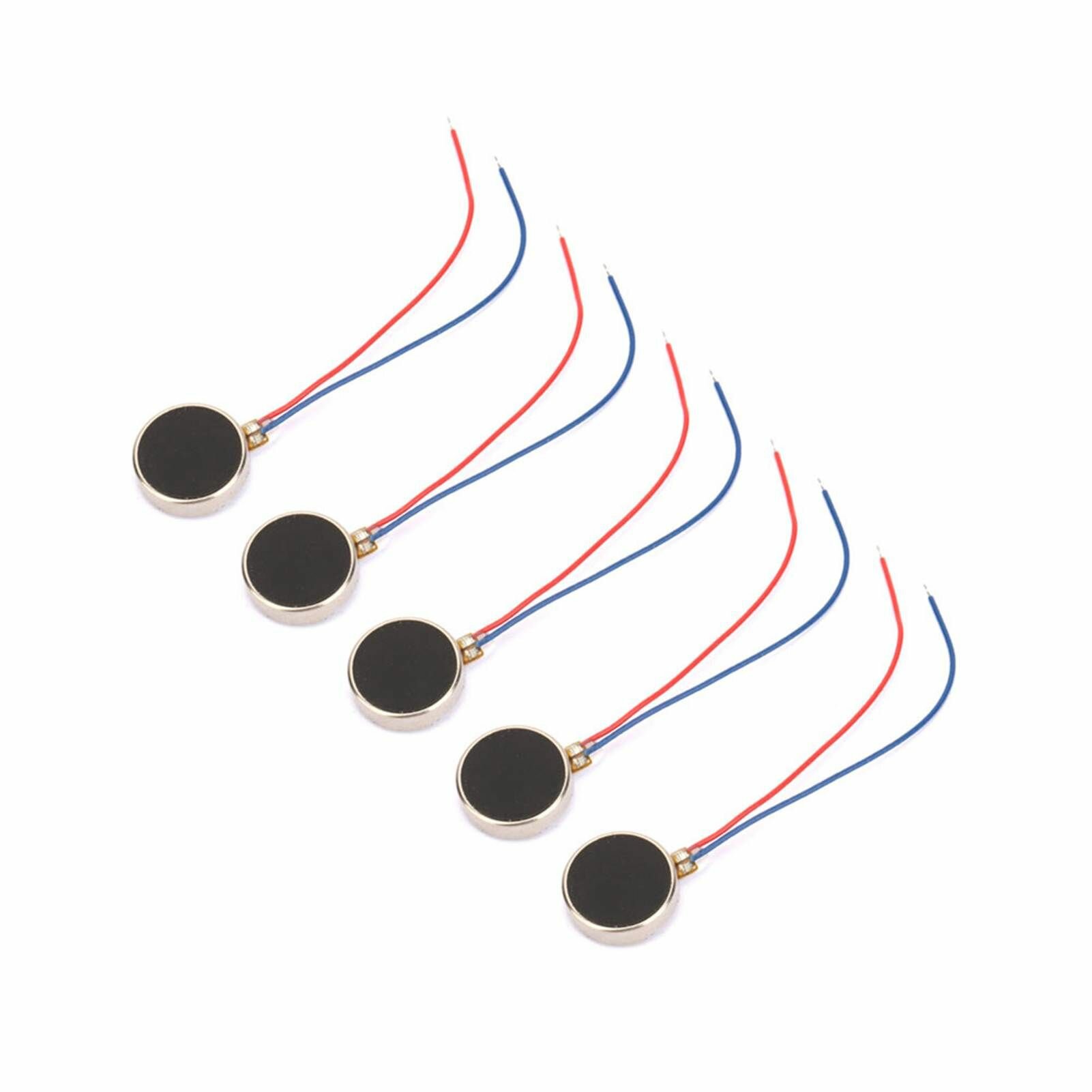 5 шт. плоский вибрационный мотор 3 В, 80 мА для телефонов и пейджеров