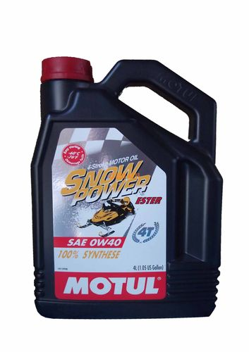 Масло моторное MOTUL Snowpower 4T 0W40 синт (4л)