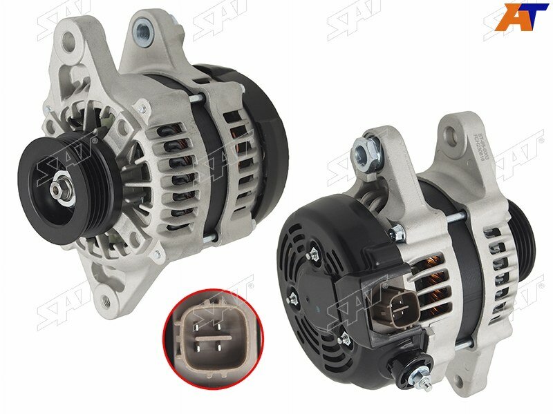 . SAT Генератор для TOYOTA AURIS, COROLLA AXIO, FIELDER, RACTIS 03-16 1,2NZFE 12V 80A