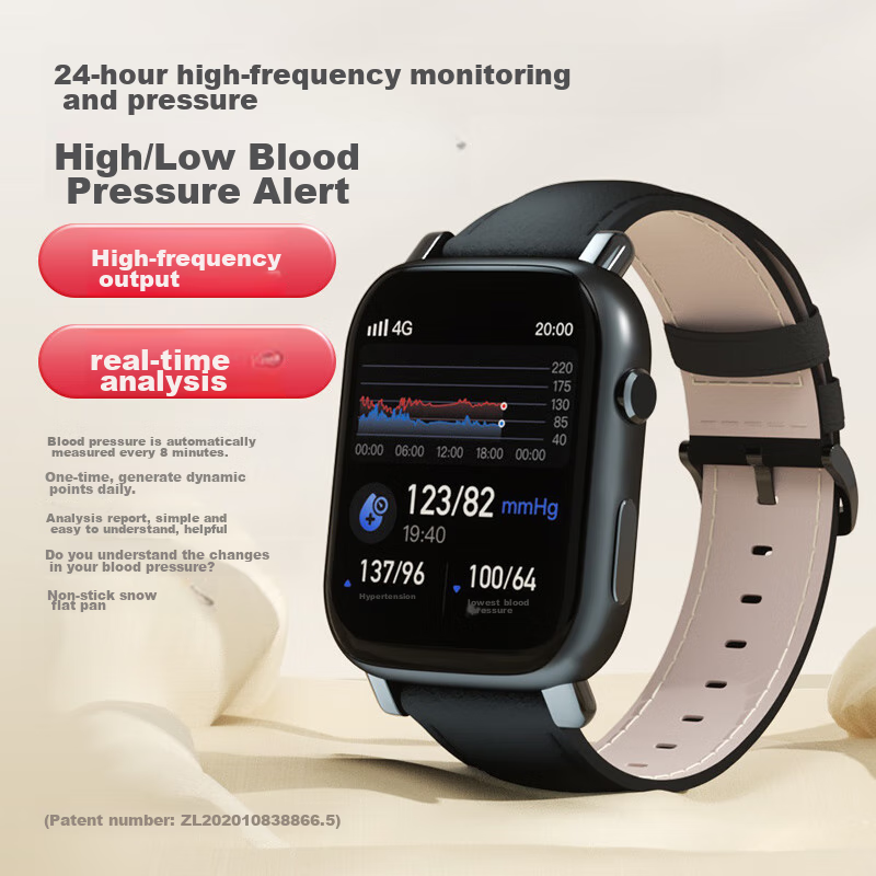 Andun Health Warning Watch для предупреждения инфаркта и инсульта мониторинг кислорода давления сахара в крови черный