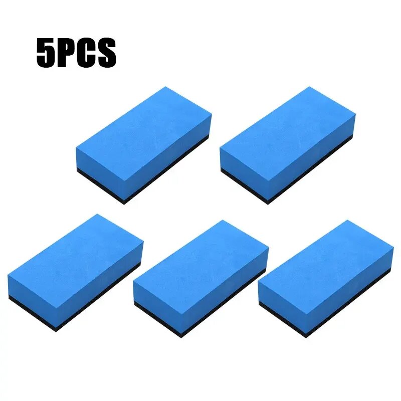 Автомобильная волшебная глина, губка, подушечка для обеззараживания, губка для очистки blue 5pcs