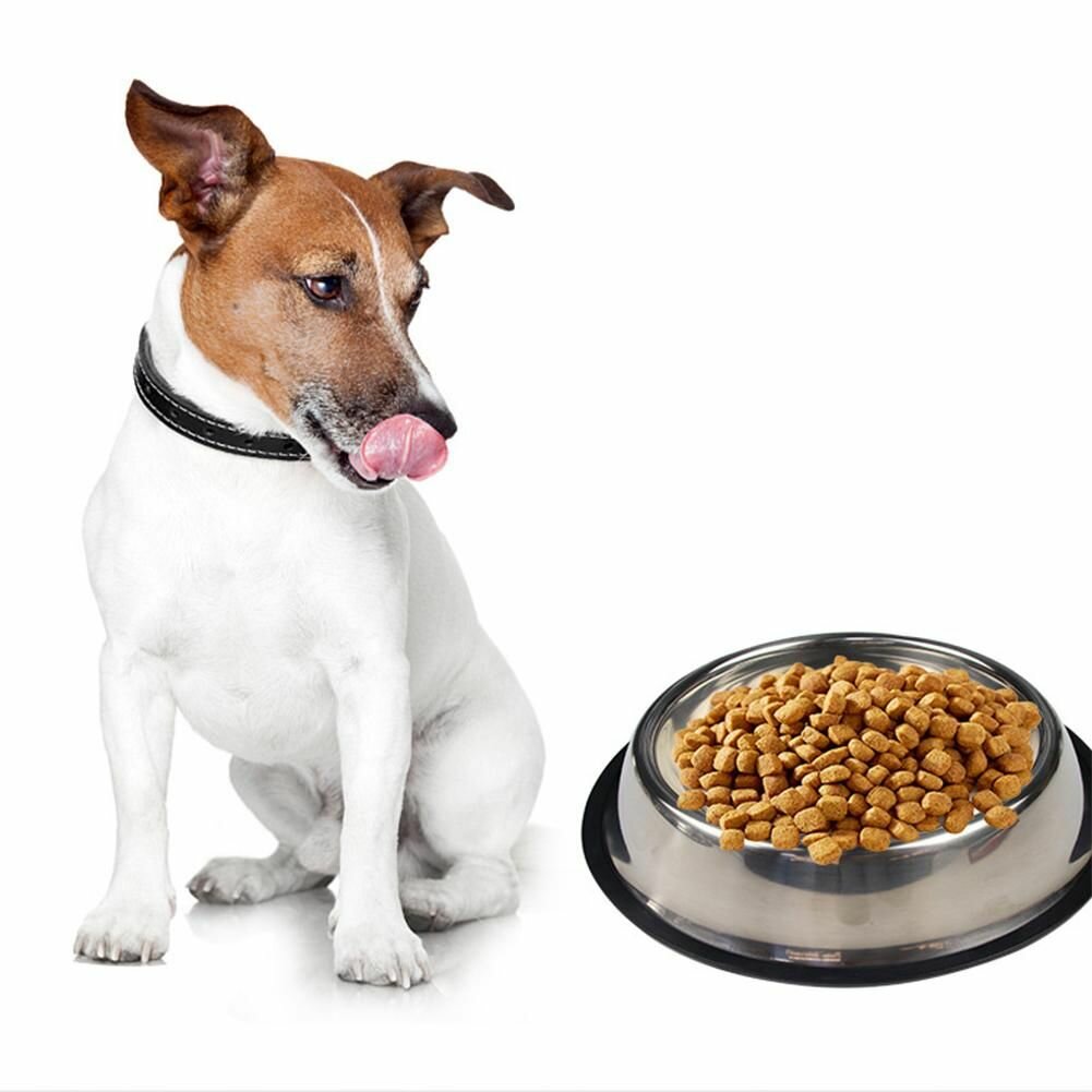 Миска для животных, Pet lunch, кошек и собак металлическая двойная для воды и корма 200/400/600ml