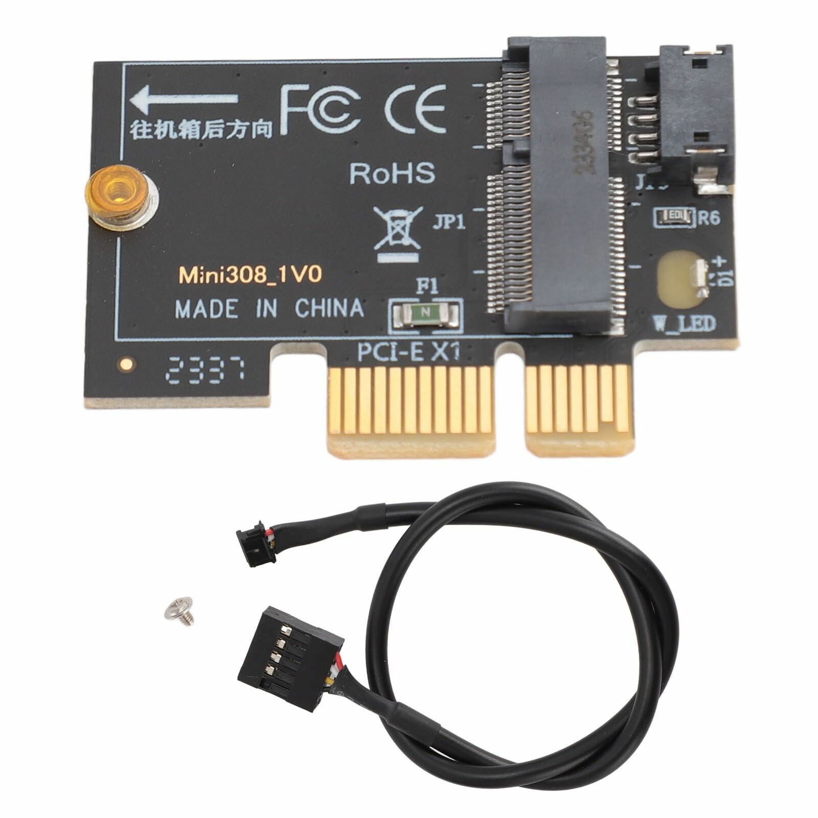 Карта адаптер M.2 NVME to PCIe x1 для ПК