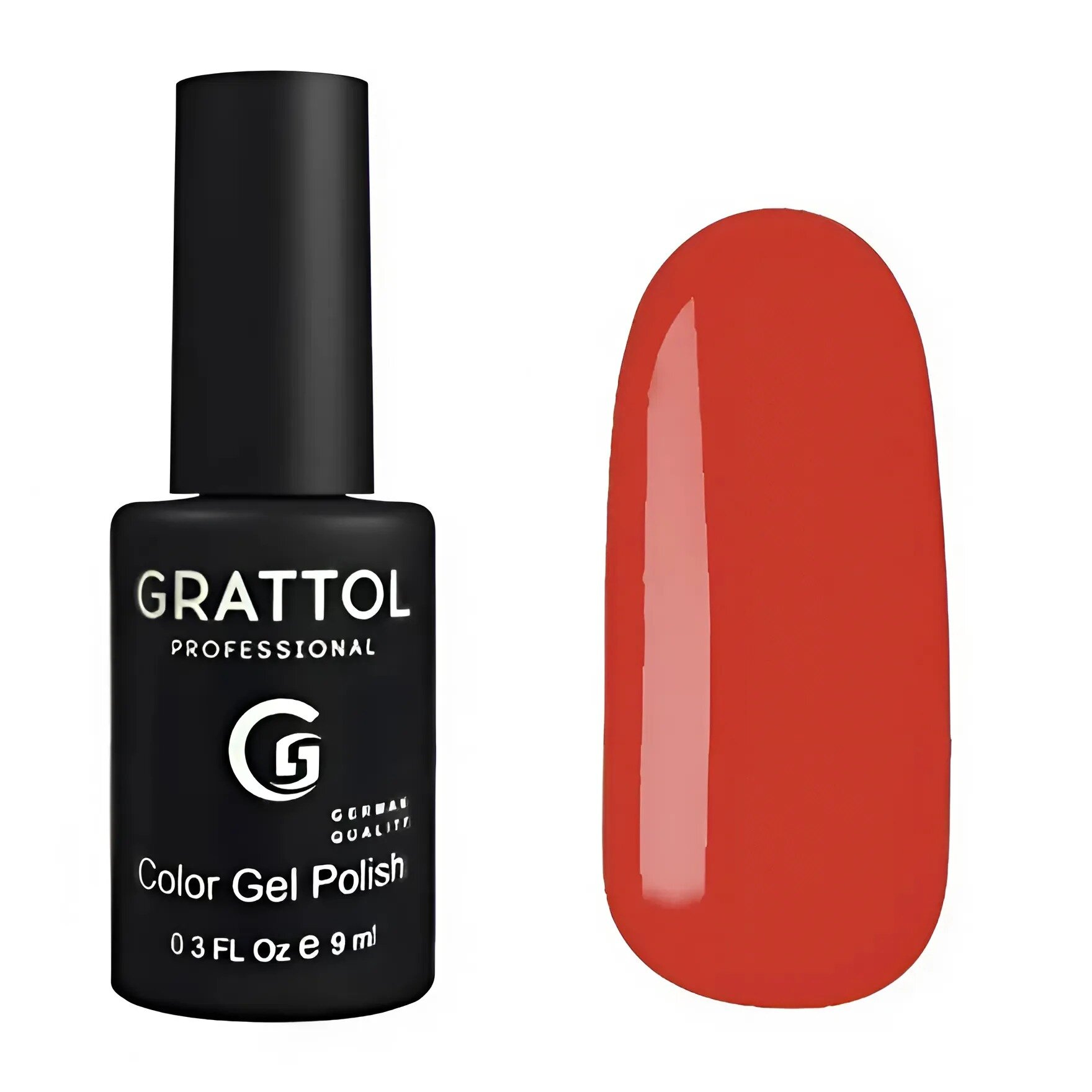 Grattol Color Gel Polish Ochre - Гель-лак для ногтей GTC186, 9мл
