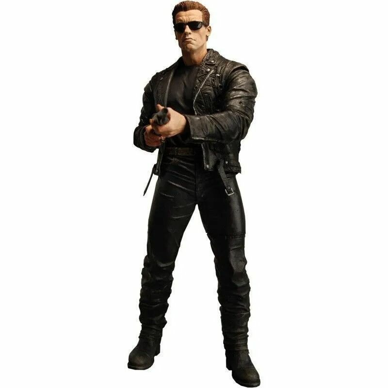 Фигурка NECA "Т-800 Шварценеггер", реалистичная, 18см, пластик, 2 элемента — фото 1