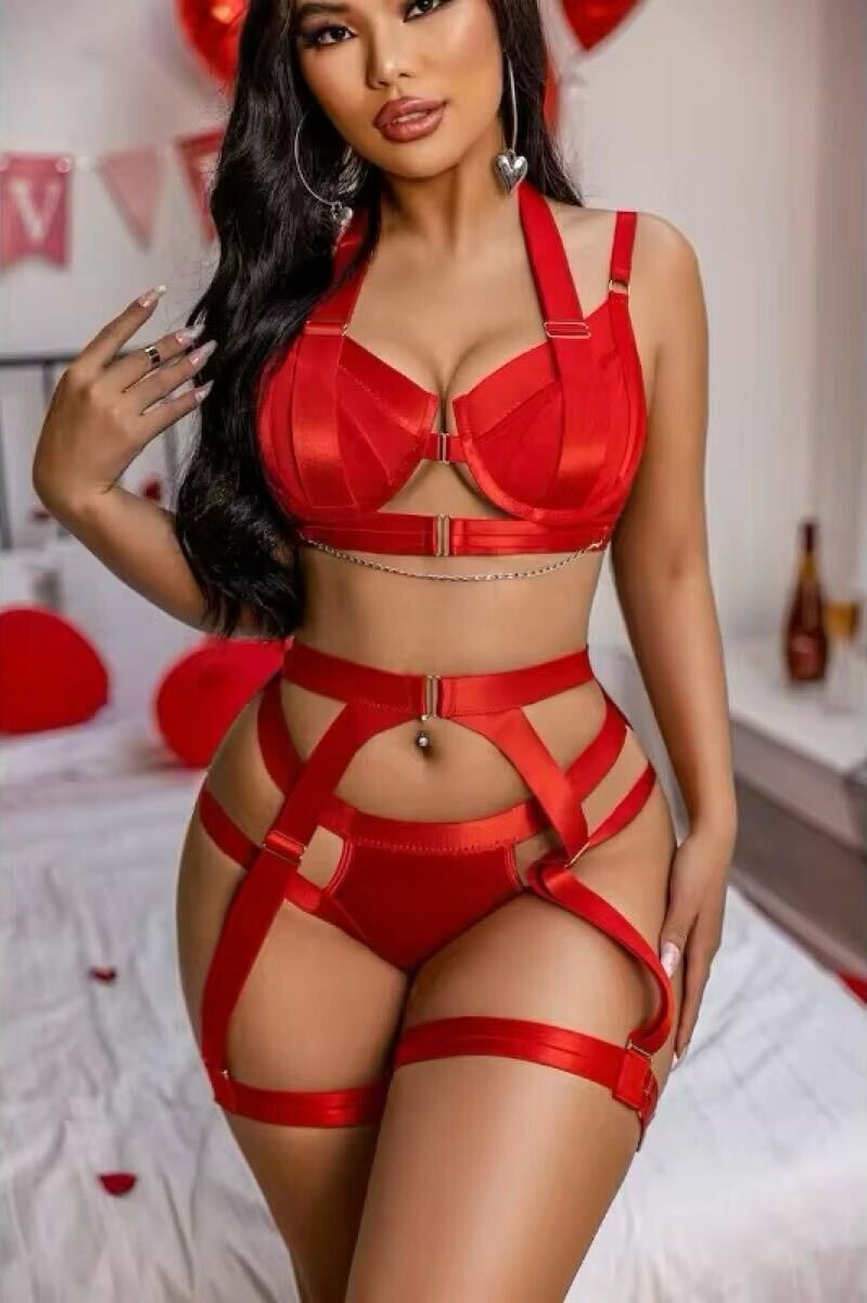 Эротическое белье Нет бренда красный ,56