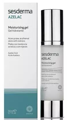 Гель SesDerma "Azelac", увлажняющий, антивозрастной, для лица, 50мл