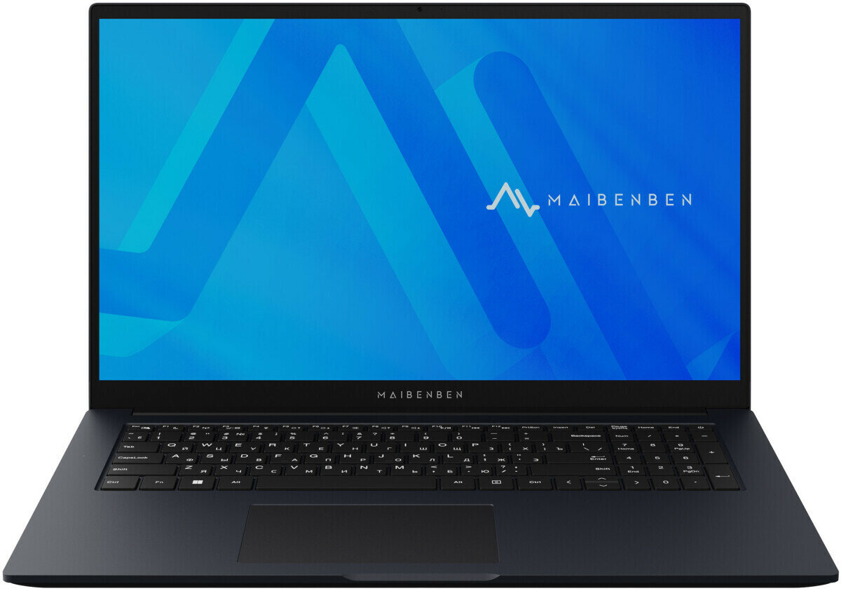 Ноутбук 17.3 Maibenben M17A-R343UMB1SLURE3 M17A-R343UM FHD IPS, AMD R3-4300U, 8Gb, 512Gb SSD, Linux, синий мышка + коврик