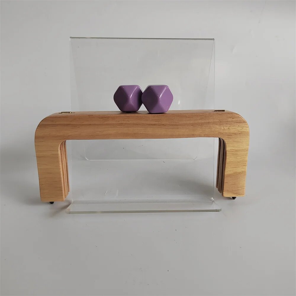 Большая красная прямоугольная деревянная рамка 20 см, акриловая смола, застежка «Kiss» для ручек, сумок, кошельков, аксессуары «сделай сам» для сумок purple