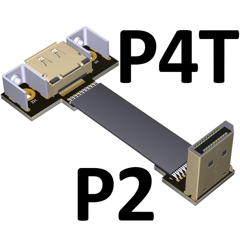 ADT-Link DP к DP кабель 4K 60Гц P2-P4T, 50cm