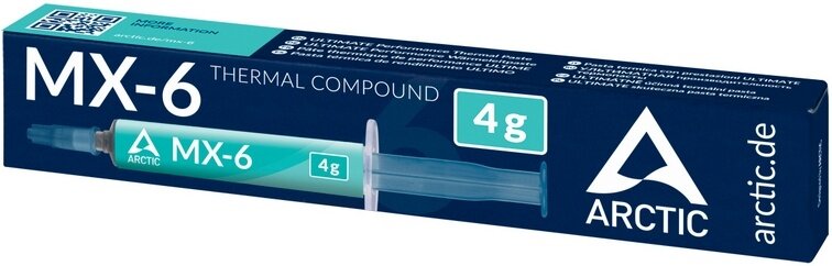 Arctic Термопаста Arctic MX-6 ACTCP00080A (шприц, 4г) (ret)