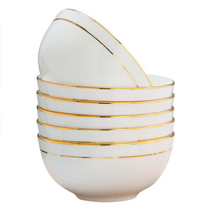 Пномпеньский набор посуды - китайская кухня суп посуда - простая костная фарфоровая посуда - Здоровье и безопасность салат посуда