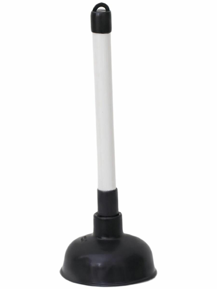 Вантуз для раковины, унитаза и ванны, белый d-10,5 см, h-26 см